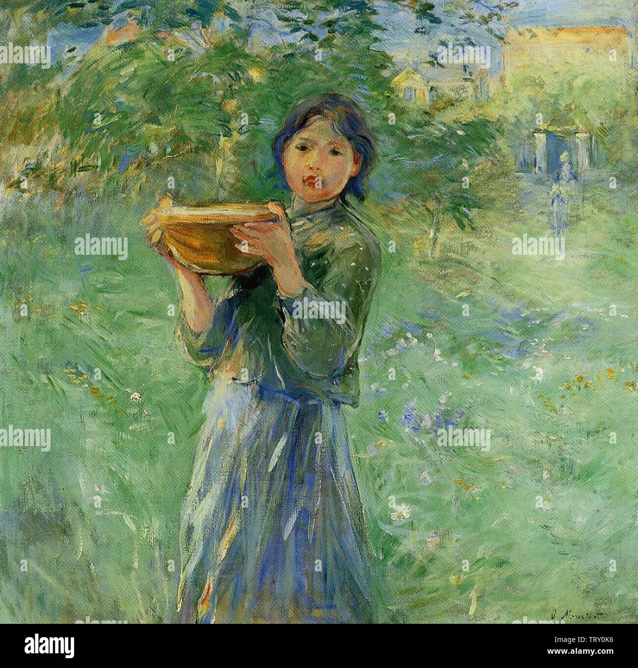 Berthe Morisot - Bowl Milk 1890 Stock Photo - Alamy