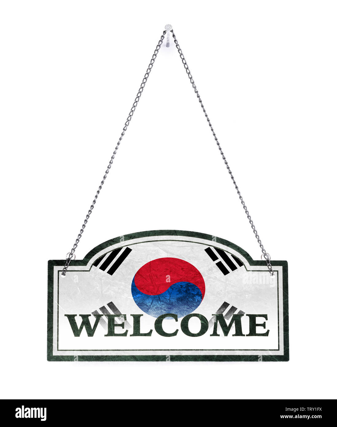 Welcome to south korea Cut Out Stock Images & Pictures - Alamy