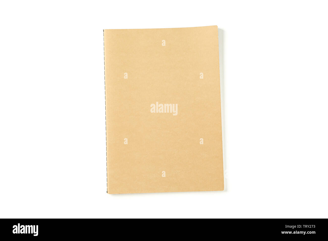 Notebook with paper structure isolated on white background Stock Photo ...