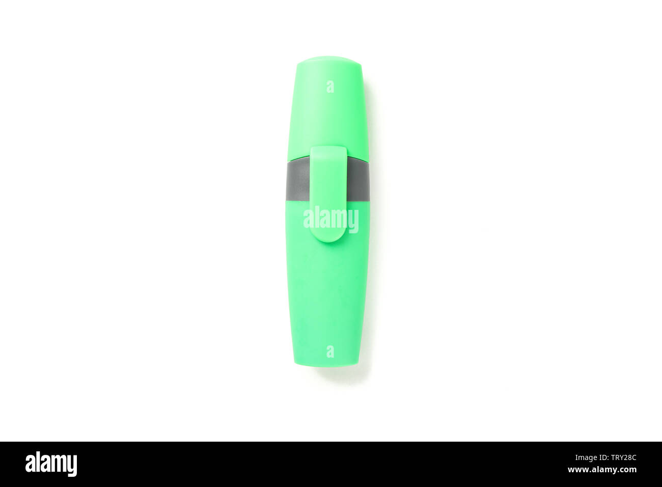 Color office highlighter isolated on white background Stock Photo - Alamy