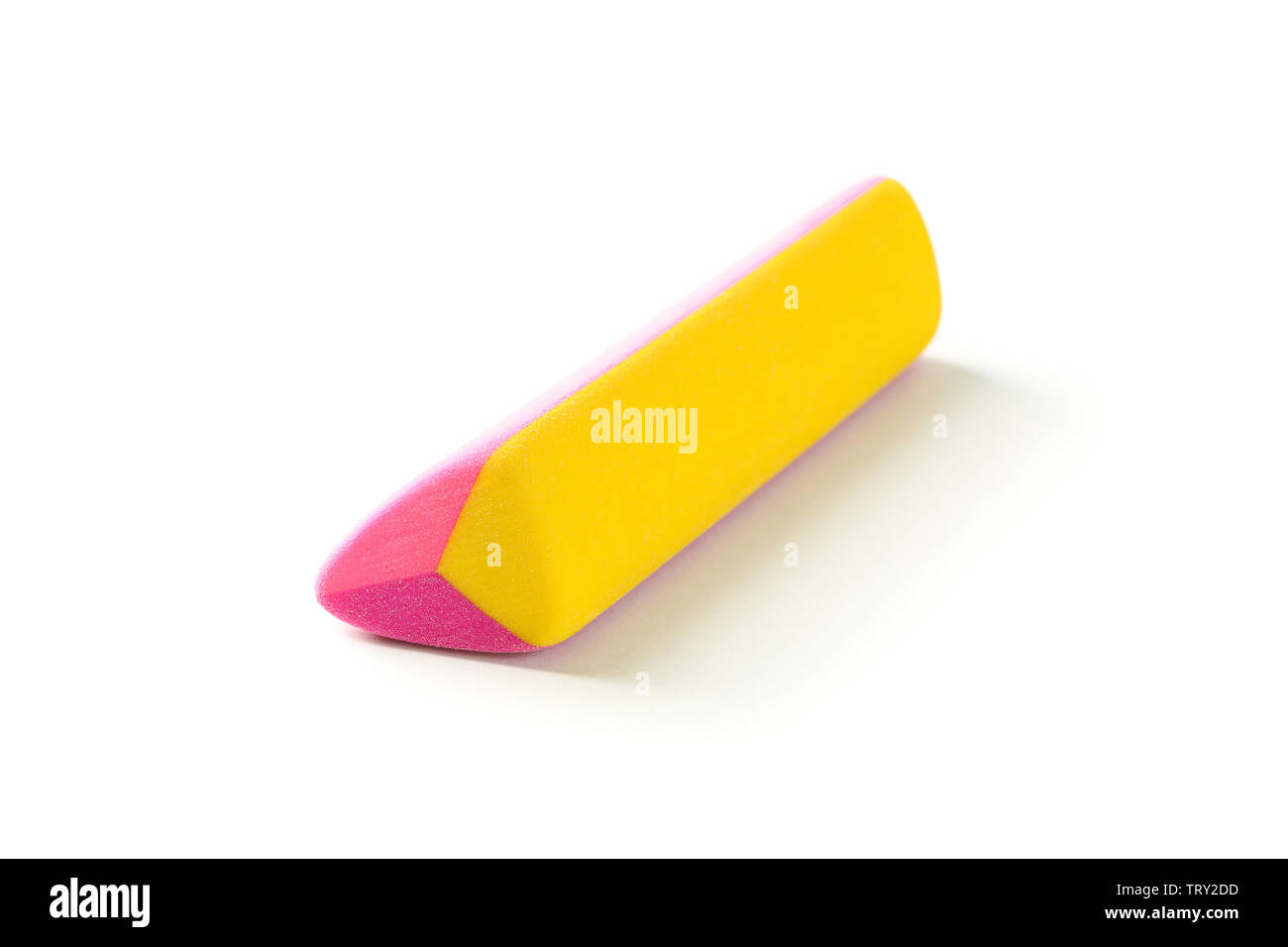 Color rubber eraser isolated on white background, closeup Stock Photo ...