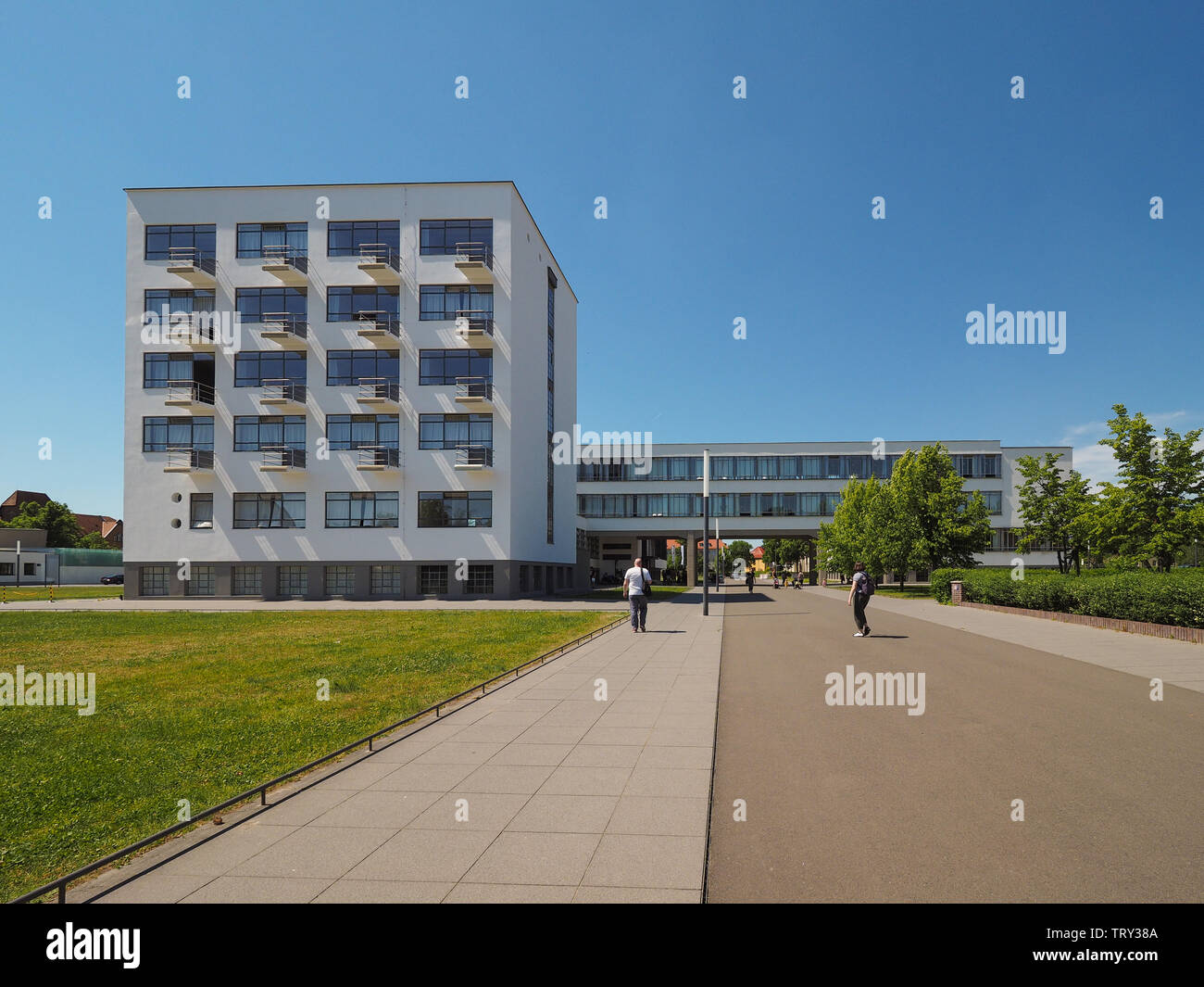 DESSAU, GERMANY - CIRCA JUNE 2019: The Bauhaus art school iconic ...