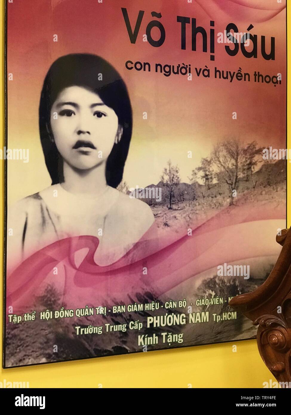 Monument of the national vietnamese hero Vo Thi Sau in Con Dao Islands ...