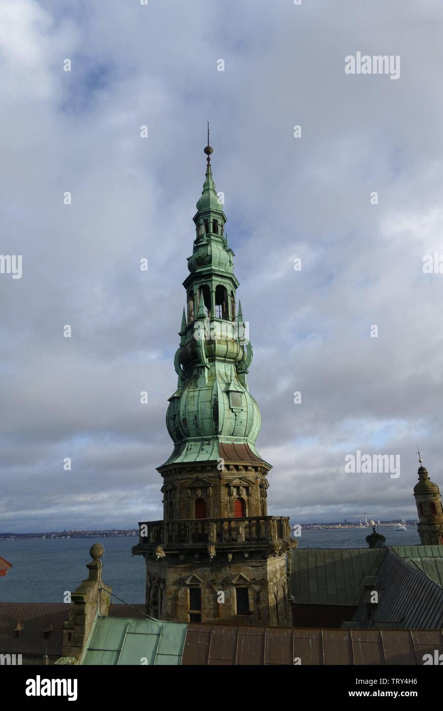 Kronborg castle tower, Helsingor, Europe , Denmark, Scandinavia, Europe ...