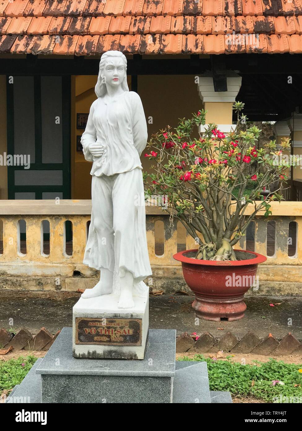 Monument of the national vietnamese hero Vo Thi Sau in Con Dao Islands ...