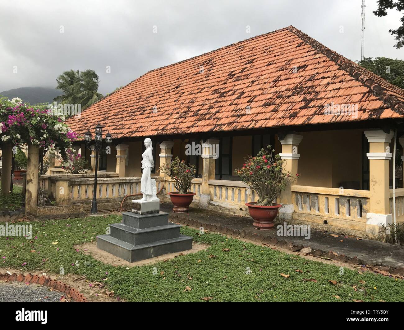Monument of the national vietnamese hero Vo Thi Sau in Con Dao Islands ...