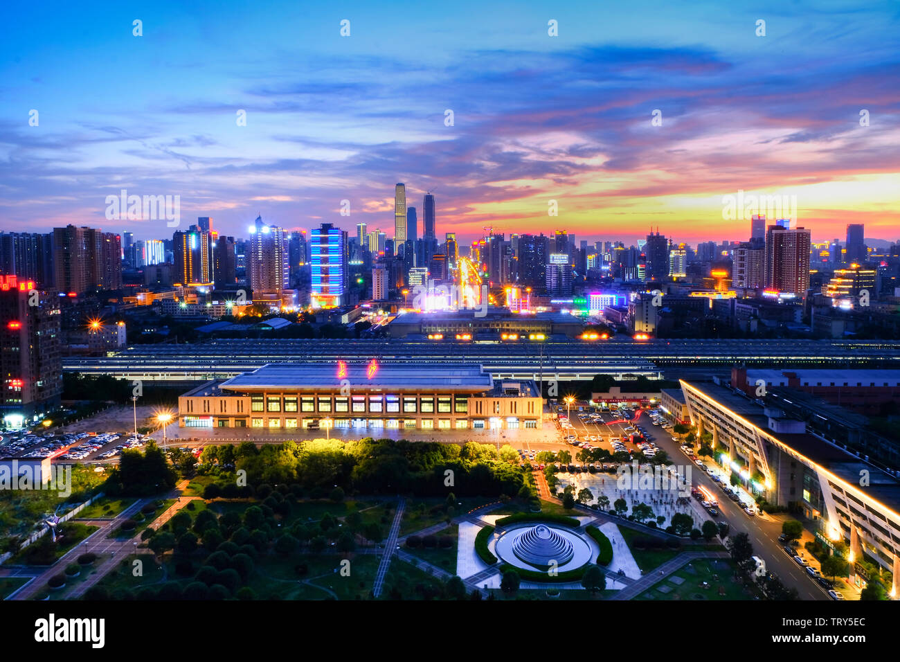 changsha railway station Stock Photo - Alamy