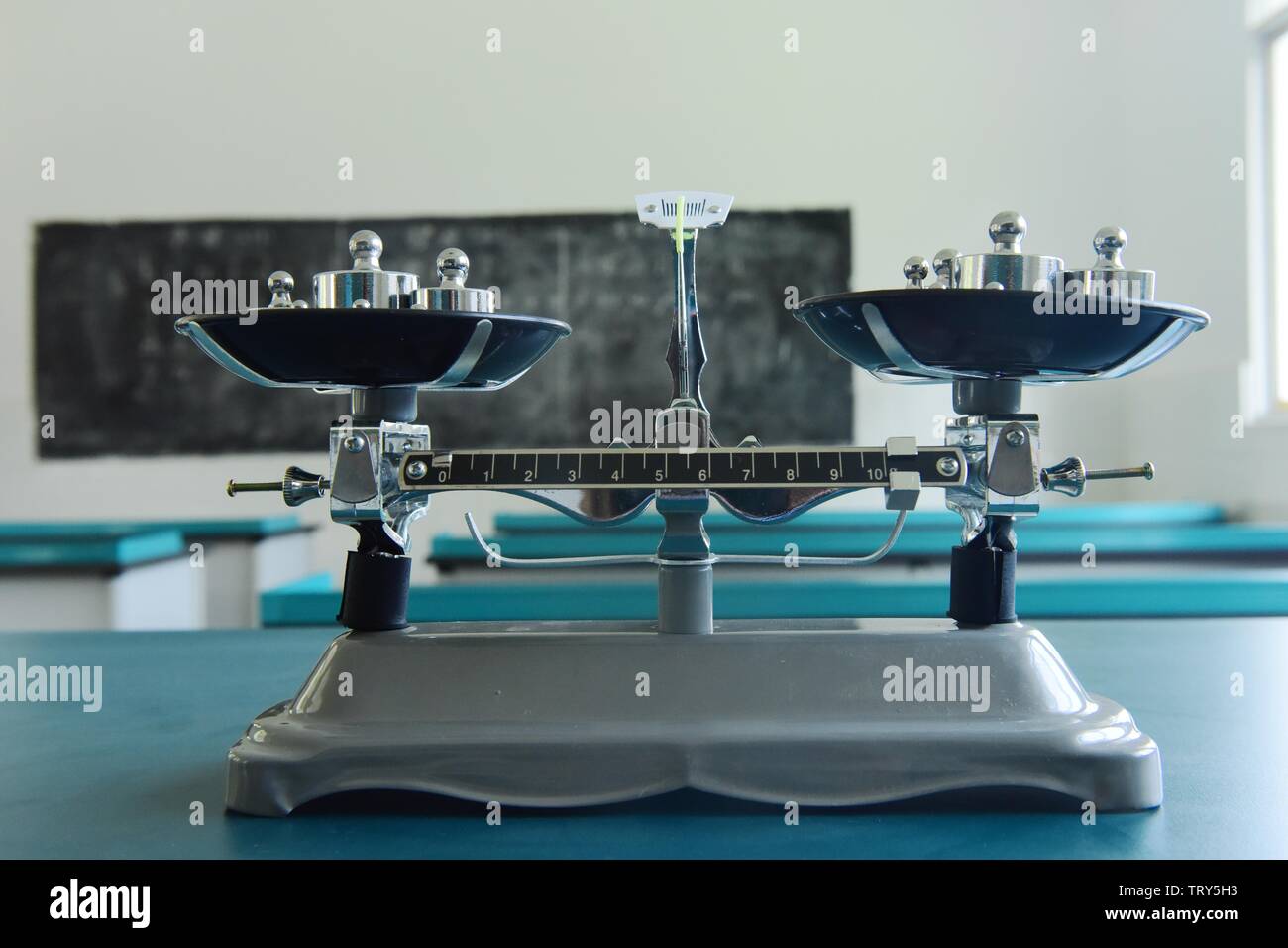 Balance teaching material Stock Photo - Alamy