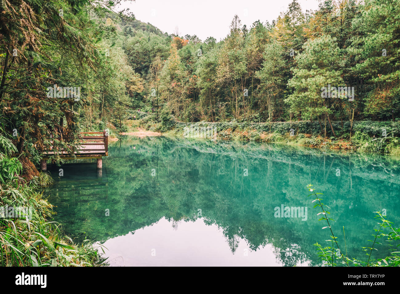 Scenery of Jiufeng Yaochi, Jiufengshan, Chongqing Stock Photo - Alamy