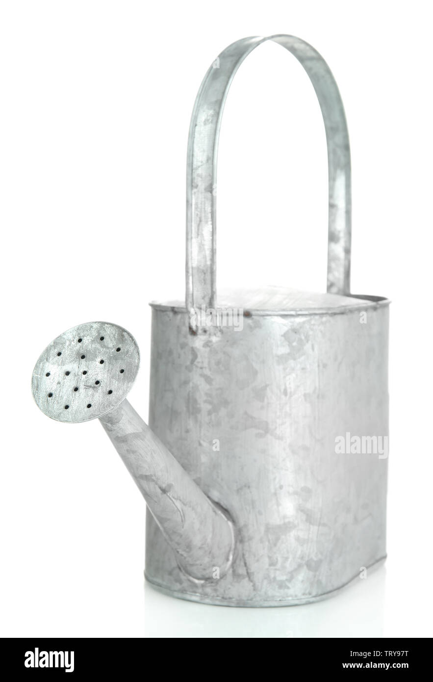 Watering can isolated on white Stock Photo - Alamy