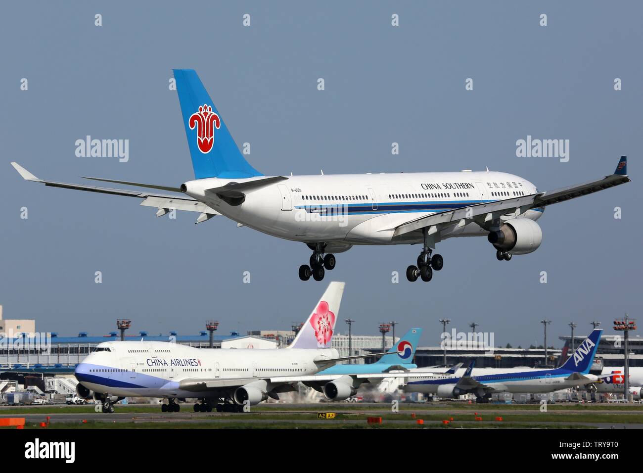 Tokyo, Japan – 16. May 2014: China Southern Airbus A330 at Tokyo Narita ...