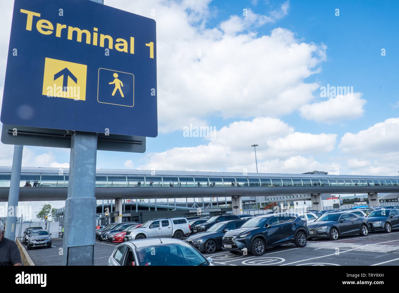 Manchester airport terminal 1 hi-res stock photography and images - Alamy
