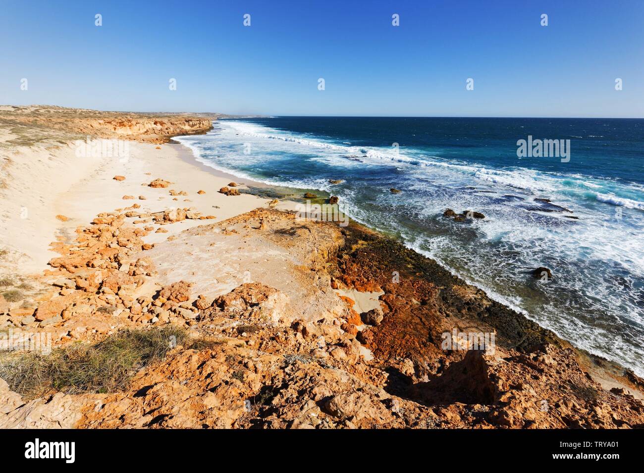 The Quobba coastline, Northwest Australia. | usage worldwide Stock ...