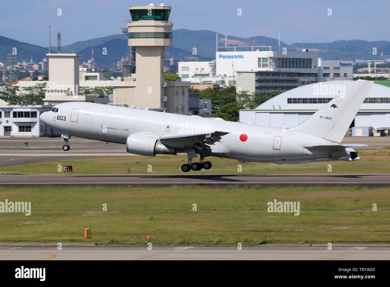 Nagoya, Japan - 23. May 2014: Japan Air Force Boeing KC-767J at Nagoya ...