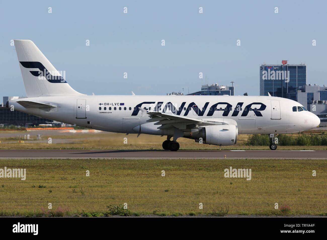 Helsinki, Finland – 21. August 2013: Finnair Airbus A319 at Helsinki ...