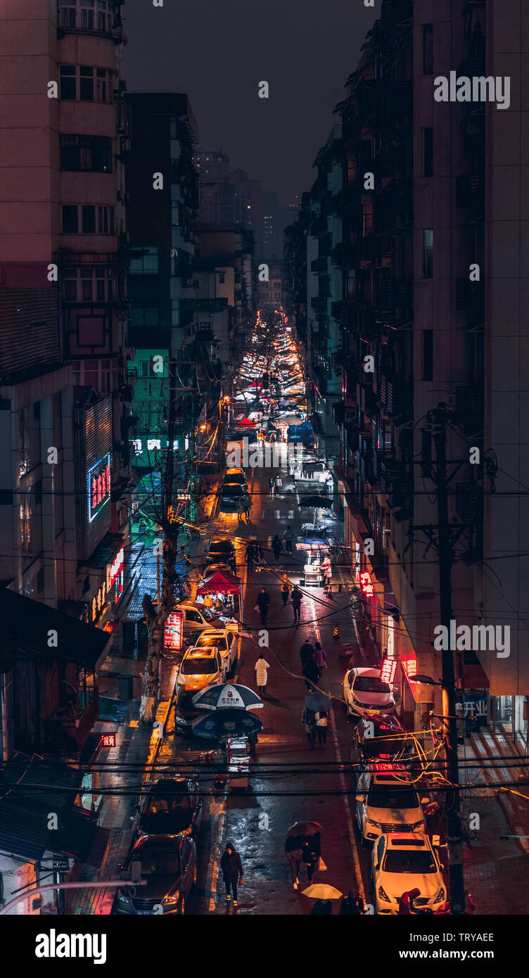 Baocheng Road Night Market Stock Photo - Alamy