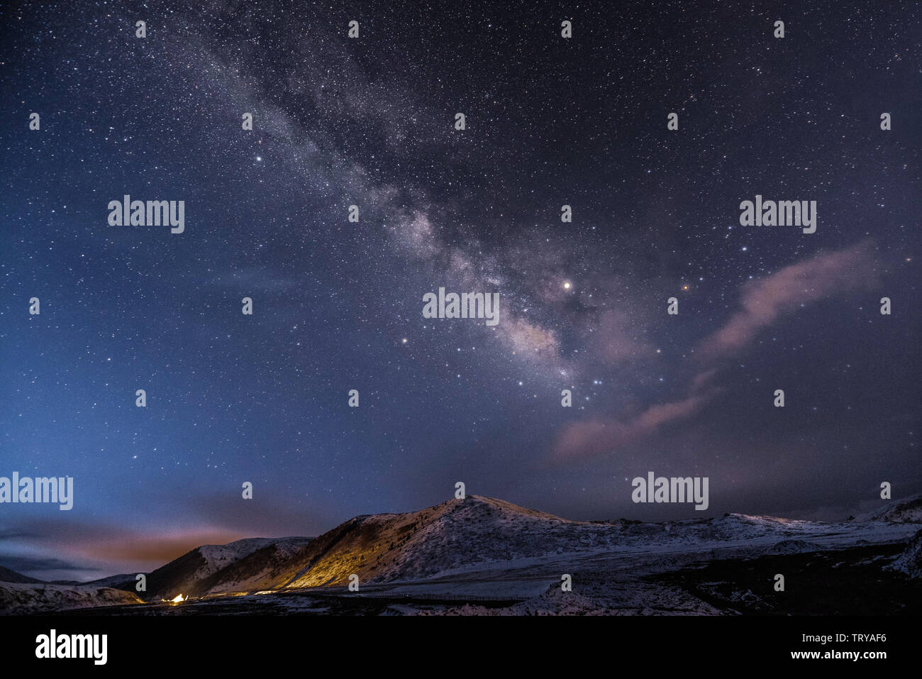 galactic arch bridge Stock Photo - Alamy