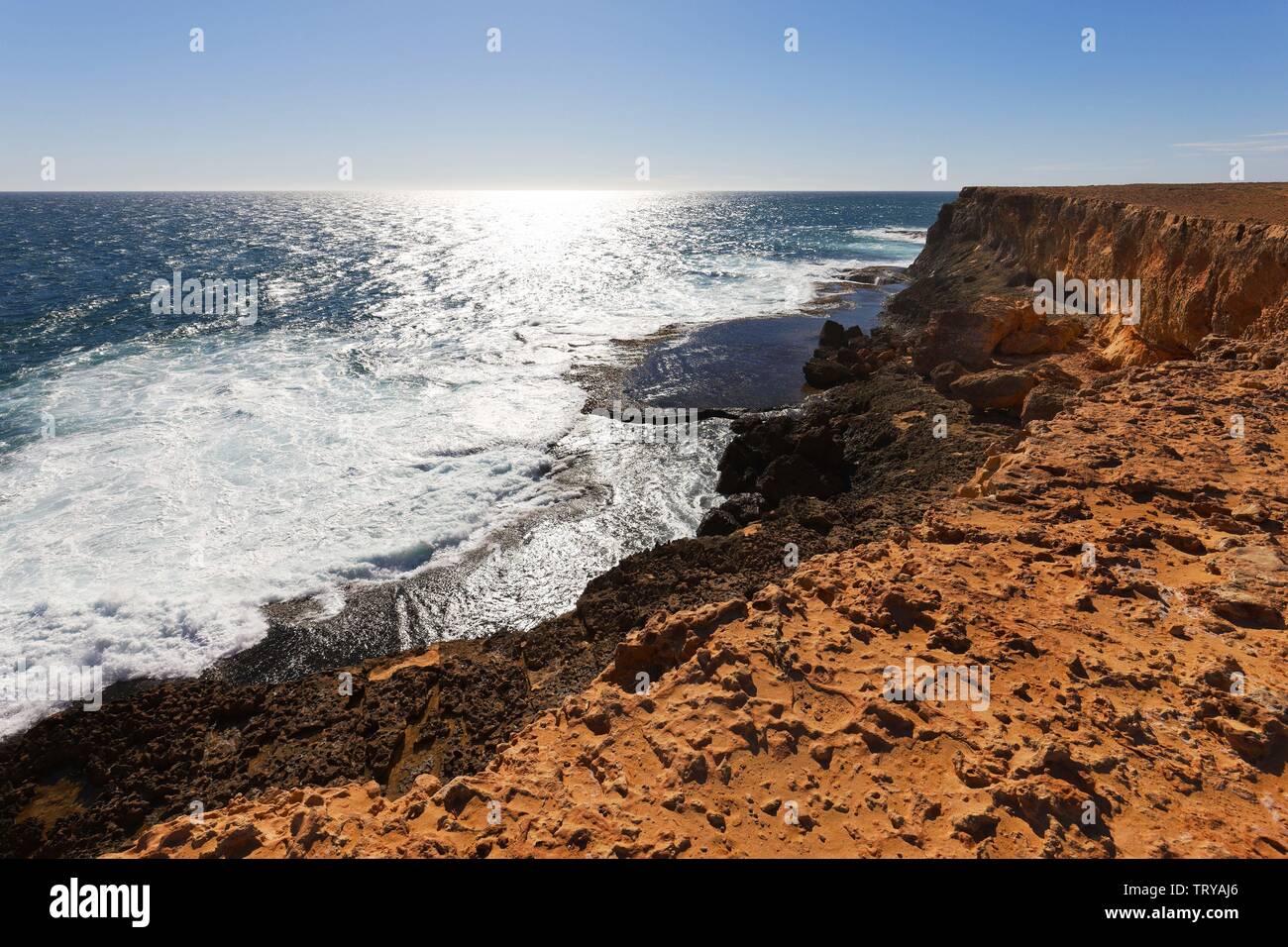The Quobba coastline, Northwest Australia. | usage worldwide Stock ...