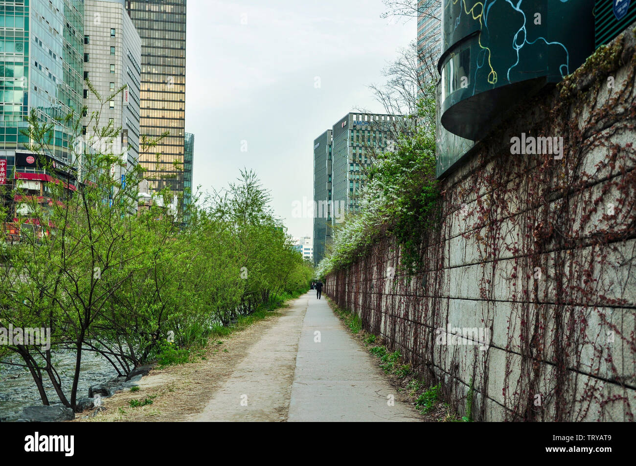 Seoul, Korea, 30th, April, 2013. Landscape view of Seoul. It’s the ...