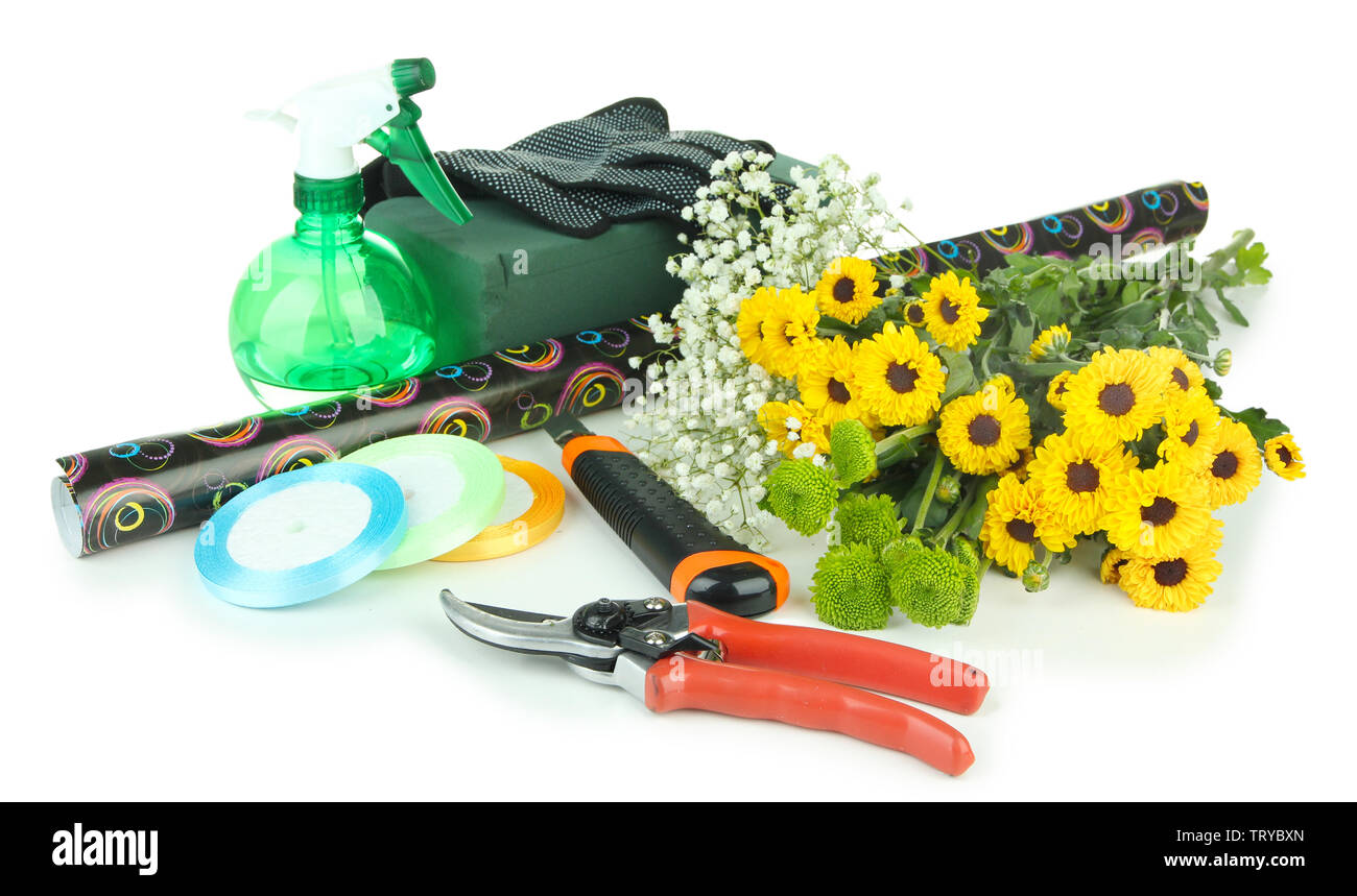 Florist tools Cut Out Stock Images & Pictures - Alamy