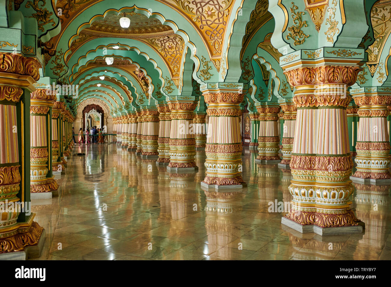 Mysore Palace Interior High Resolution Stock Photography and Images - Alamy