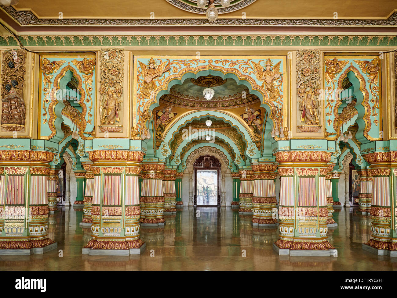Mysore Palace Interior High Resolution Stock Photography and Images - Alamy