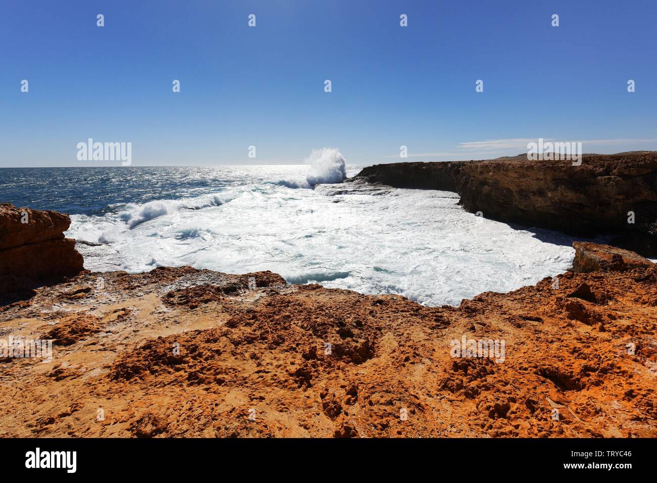 The Quobba coastline, Northwest Australia. | usage worldwide Stock ...
