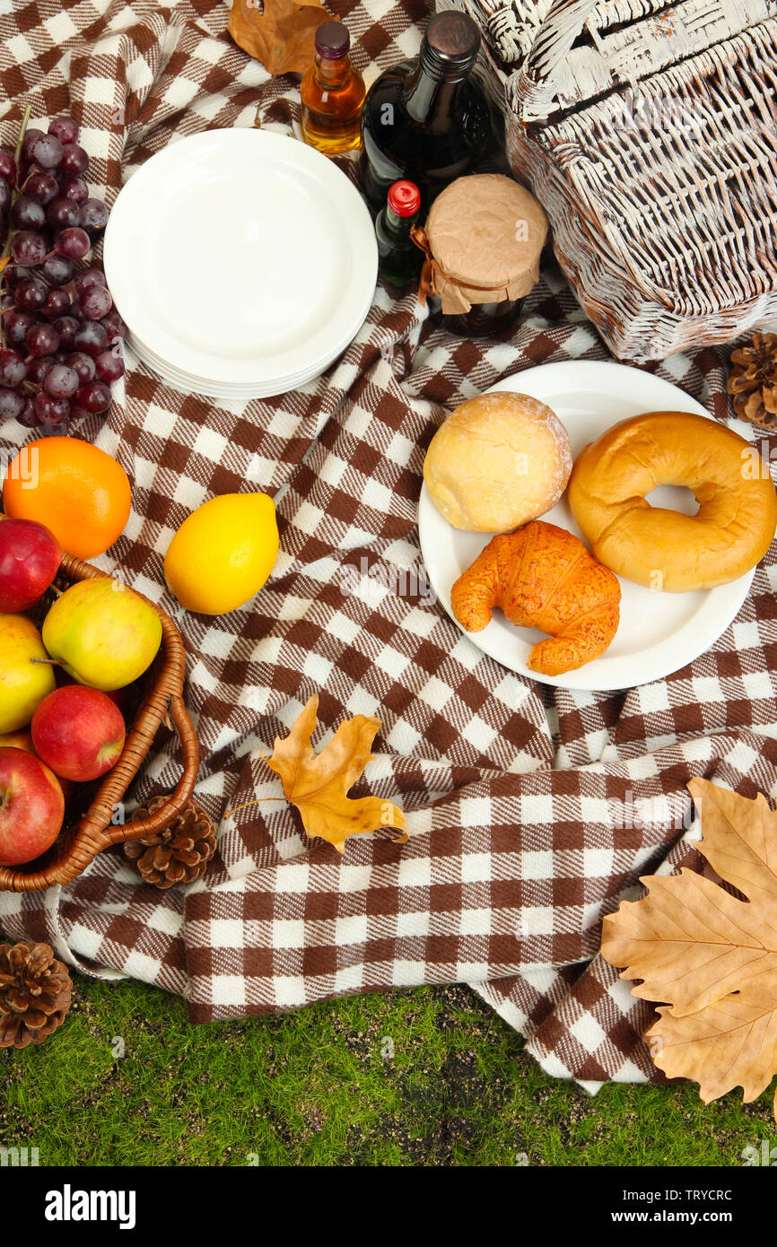 Outdoors picnic close up Stock Photo - Alamy