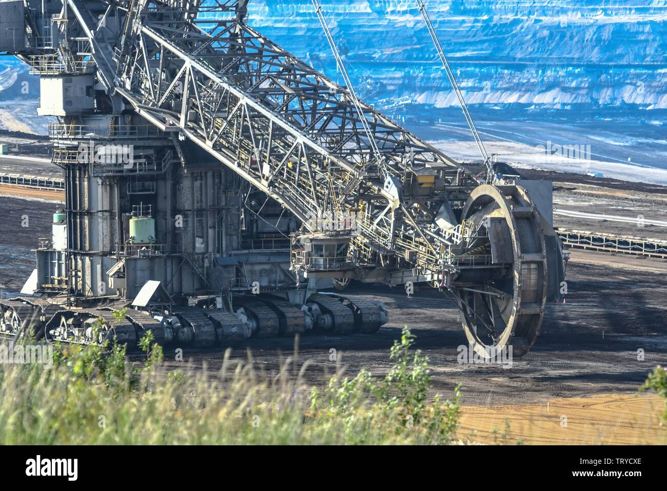 brown coal mining, Jackerath, Garzweiler, June 1, 2019 | usage ...