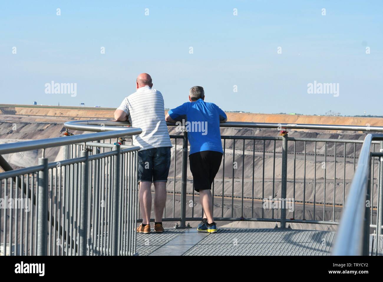 brown coal mining, Jackerath, Garzweiler, June 2, 2019 | usage ...