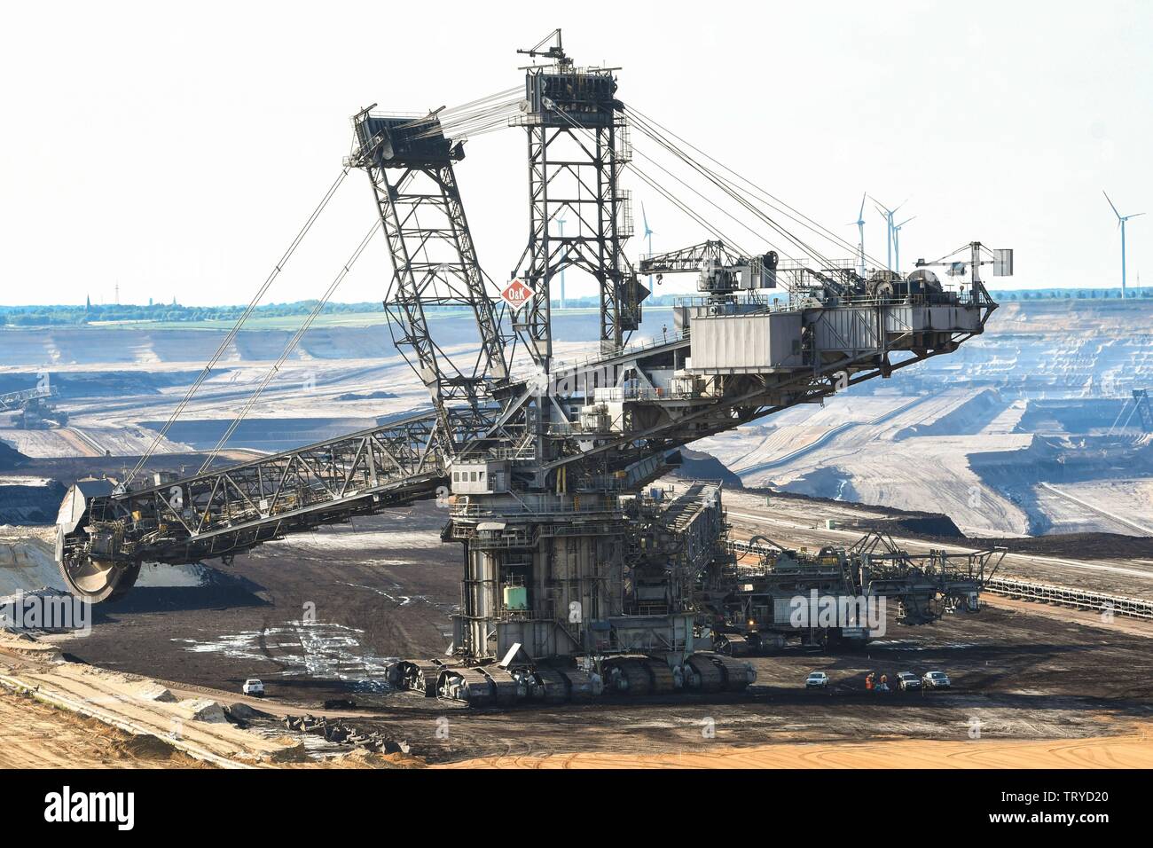 brown coal mining, Jackerath, Garzweiler, June 1, 2019 | usage ...