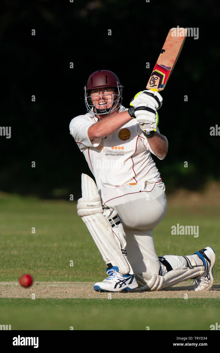 Cricket batsman face on hi-res stock photography and images - Alamy
