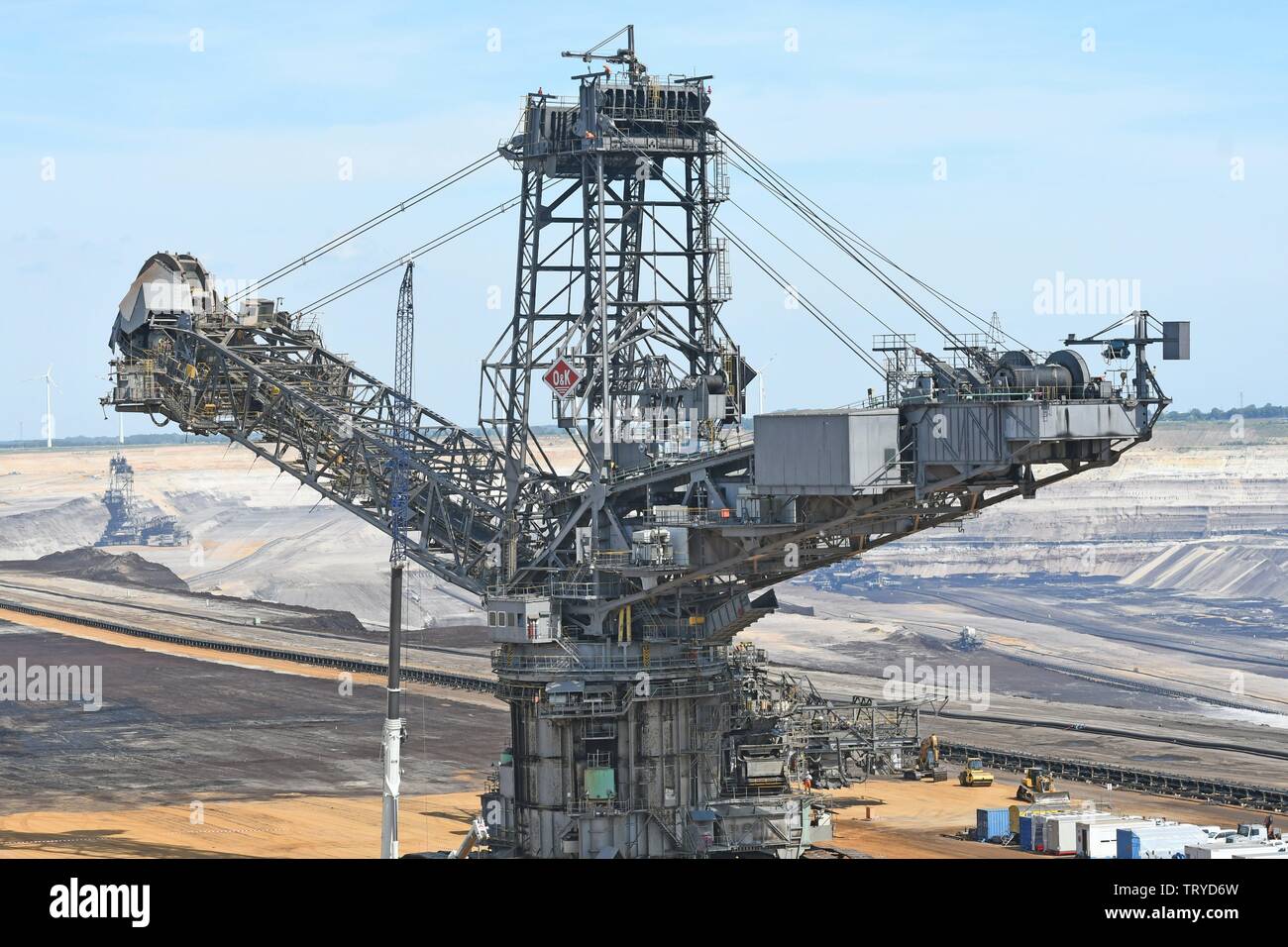 brown coal mining, Jackerath, Garzweiler, June 2, 2019 | usage ...