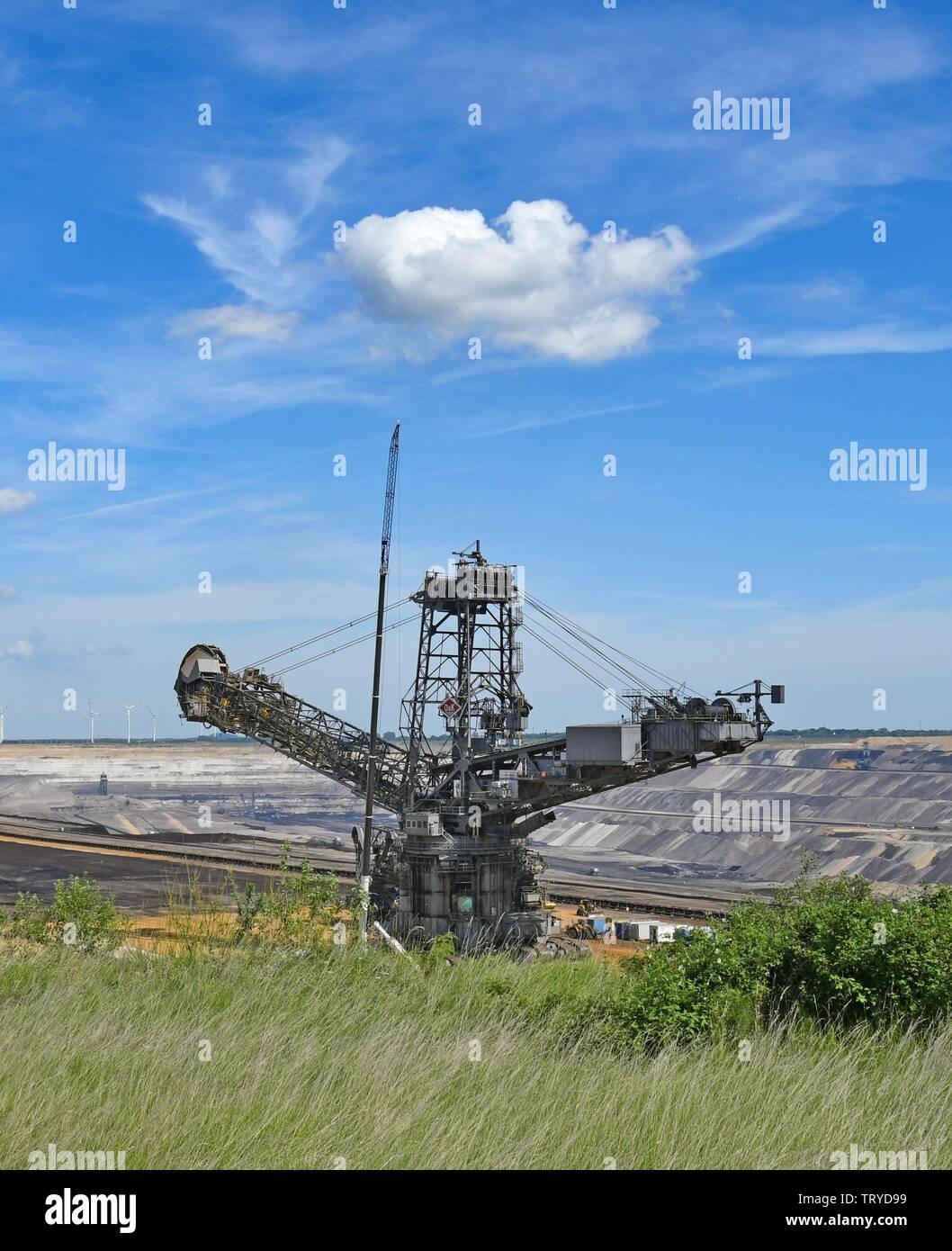 brown coal mining, Garzweiler, Jackerath, June 2, 2019 | usage ...
