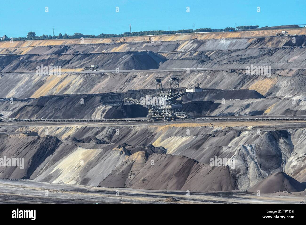 brown coal mining, Garzweiler, Juechen, June 1, 2019 | usage worldwide ...