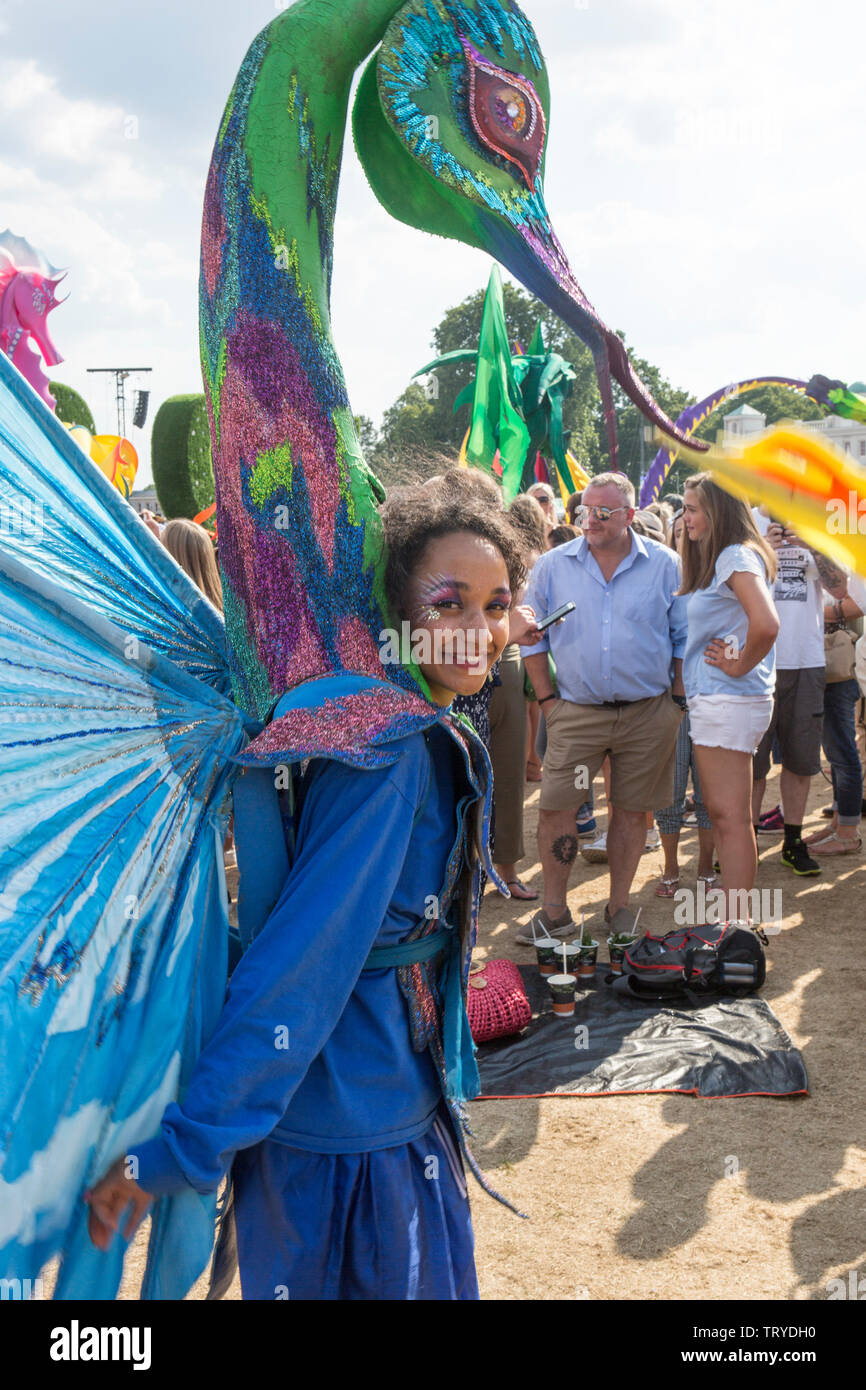 performers at the BST music festival in London Stock Photo - Alamy