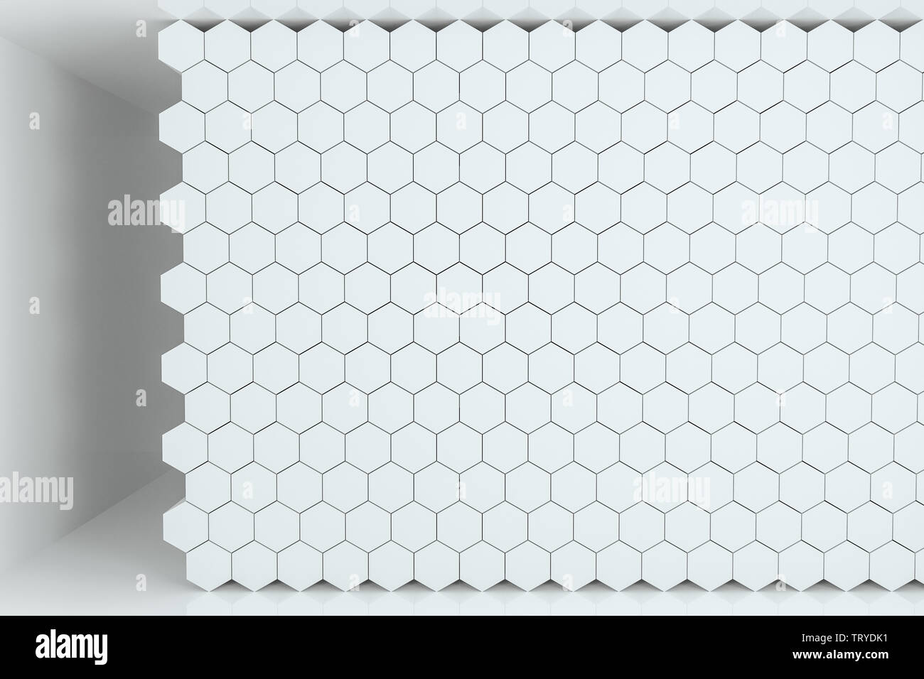 Hexagonal square combination, technology-sensitive background, three ...