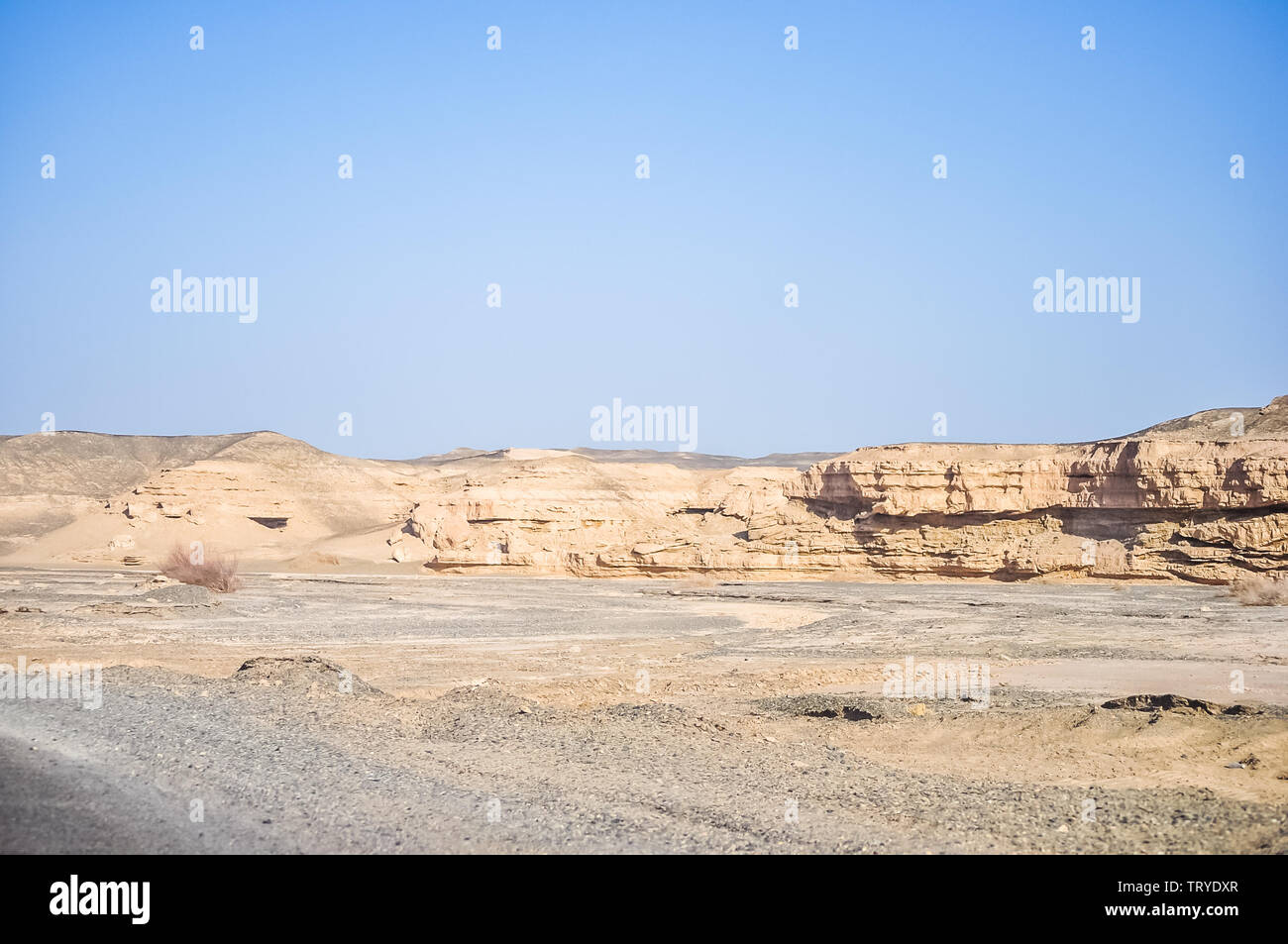 Scenery of Yadan Geopark, Dunhuang, Gansu Province Stock Photo - Alamy