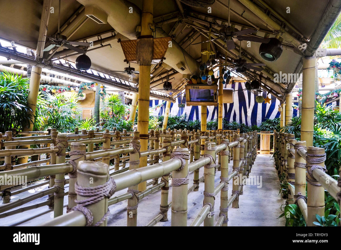 Singapore, 3rd, October, 2015. Interior shot of Universal Studios ...