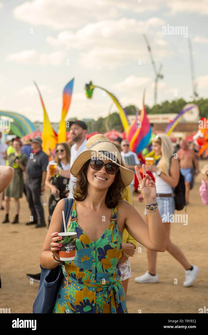 Bst hyde park festival crowd hi-res stock photography and images - Alamy