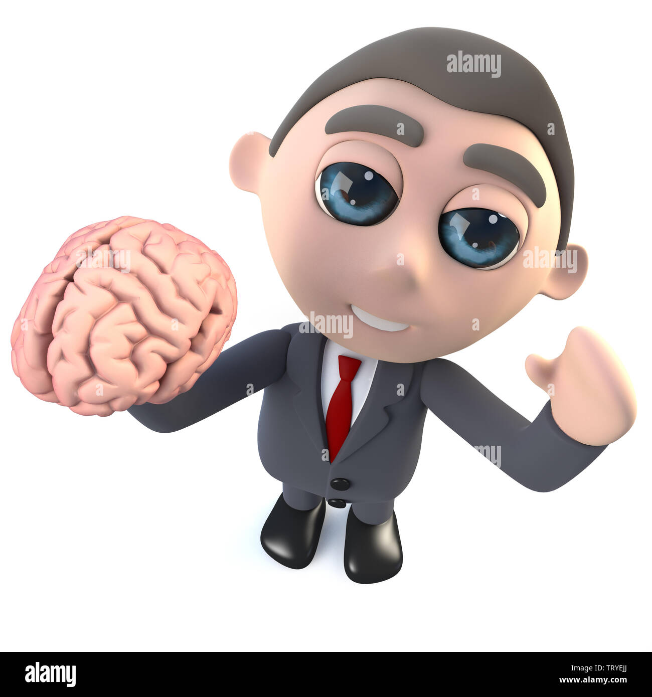 Cartoon Human Brain