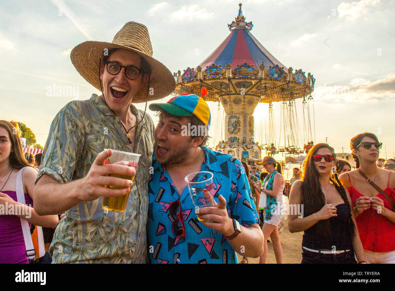Bst hyde park festival crowd hi-res stock photography and images - Alamy