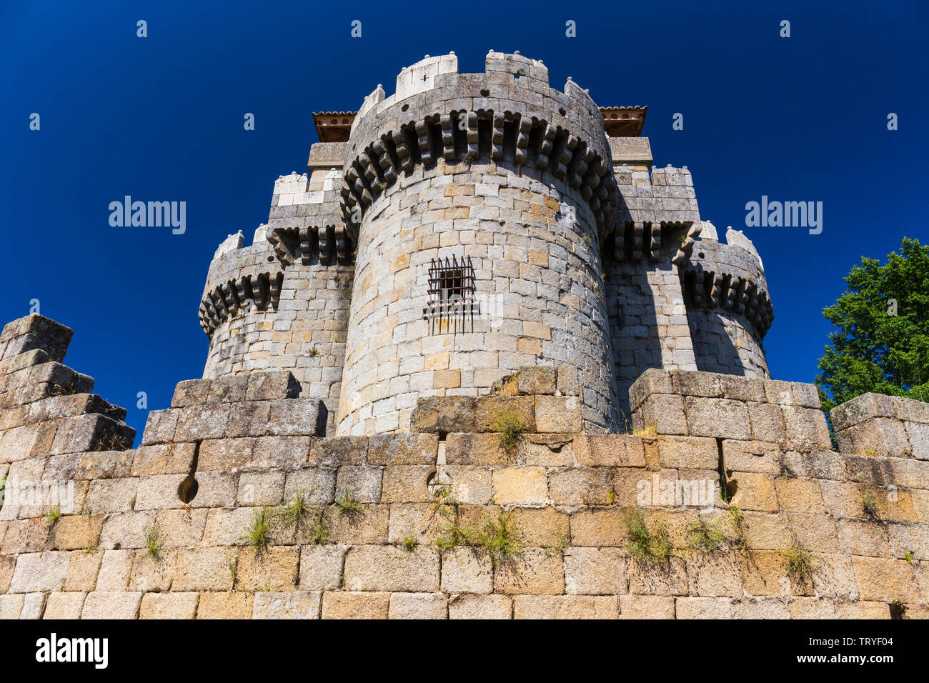 Castle of Granadilla, Granadilla, Ambroz Valley, Cáceres, Extremadura ...