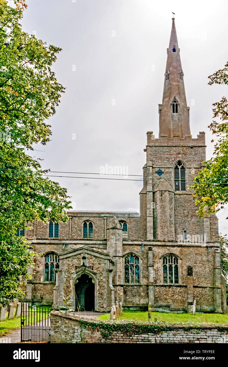 Churchyard at Bluntisham-cum-Earith, where Dorothy L. Sayers lived and ...