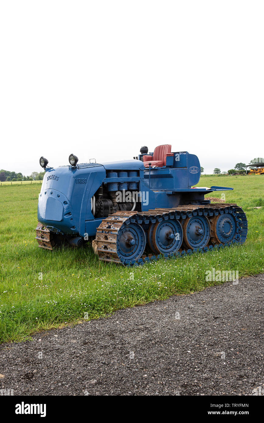 Vintage crawler tractor hi-res stock photography and images - Alamy