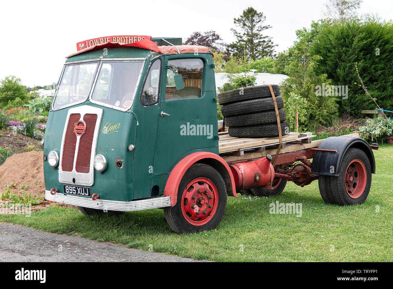 A Vintage Light Haulage Seddon Diesel Truck on Display at Horncliffe ...