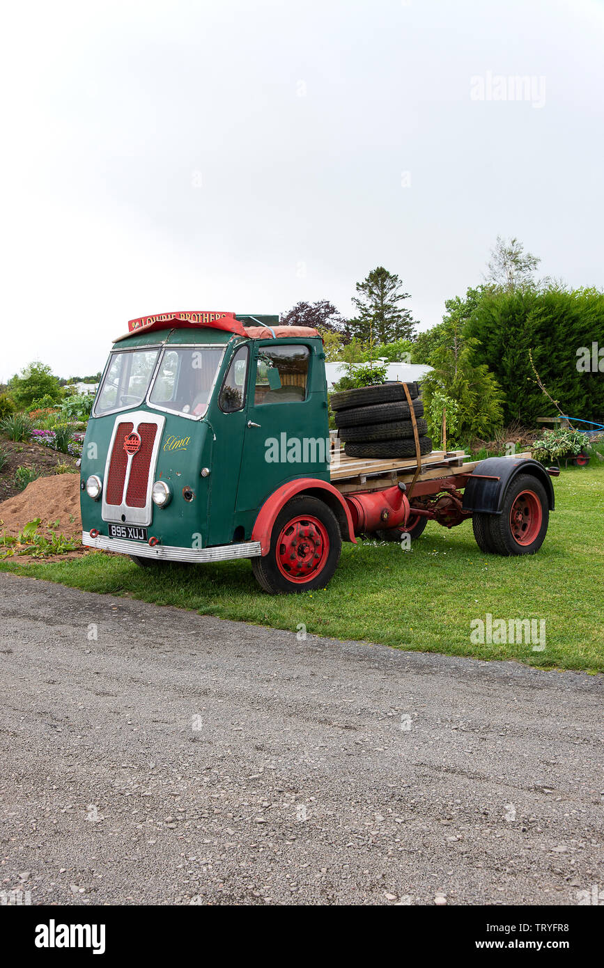 A Vintage Light Haulage Seddon Diesel Truck on Display at Horncliffe ...