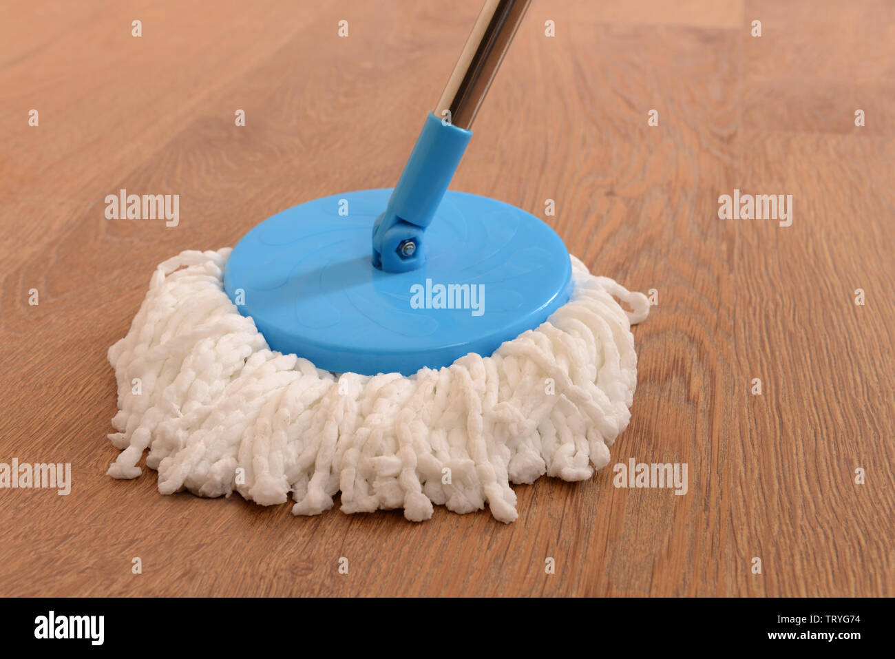 House cleaning with mop Stock Photo - Alamy