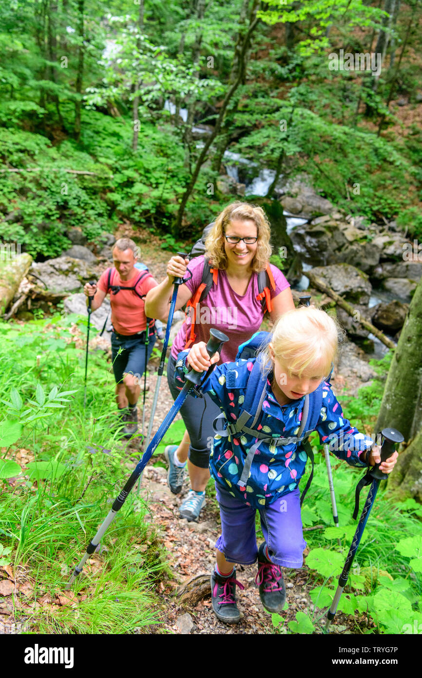 Family hiking adventure hi-res stock photography and images - Alamy