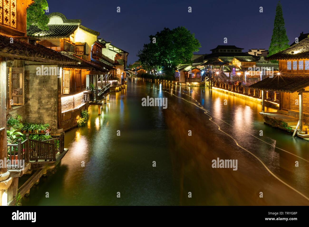 Wuzhen scenic spot night scenery hi-res stock photography and images ...